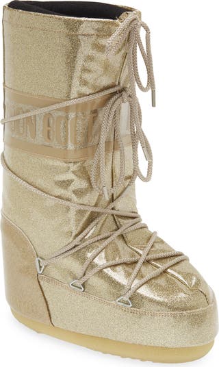 Moon Boot® Kids' Metallic Glitter Icon Water Repellent Moon Boot ...