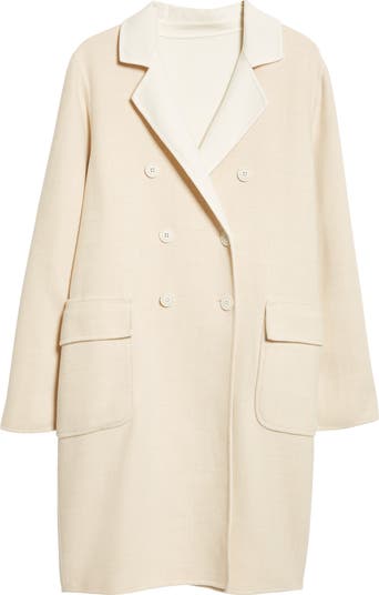 Eleventy Double Breasted Double Face Wool Coat | Nordstrom