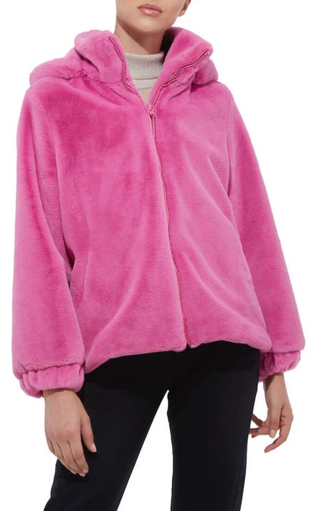 Women's Pink Fur & Faux Fur Coats | Nordstrom