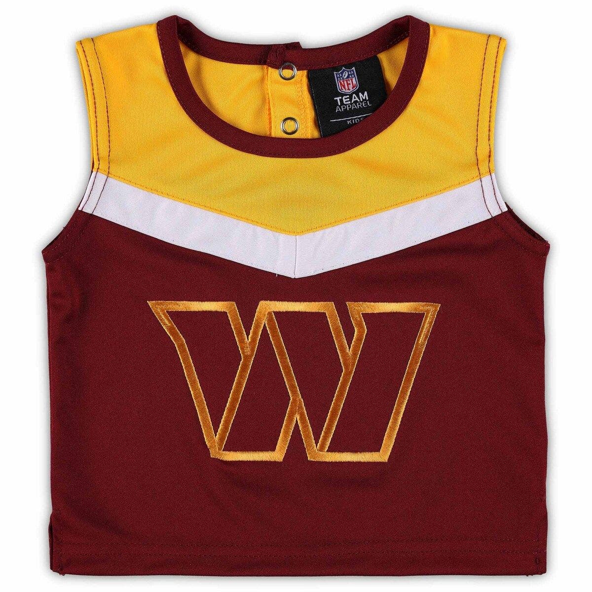 Outerstuff Girls Toddler Burgundy Washington Commanders Two-Piece ...