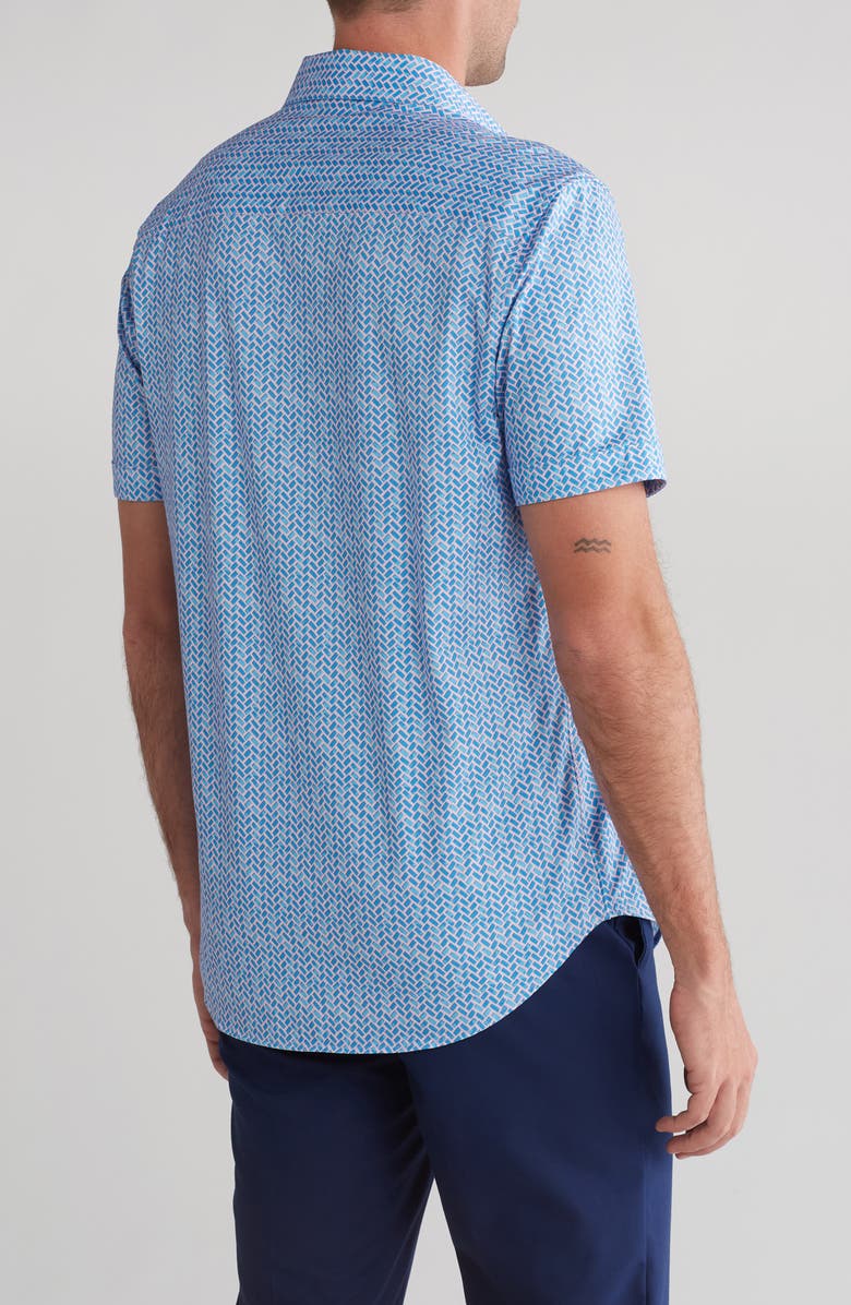 Bugatchi Short Sleeve Woven Shirt | Nordstromrack