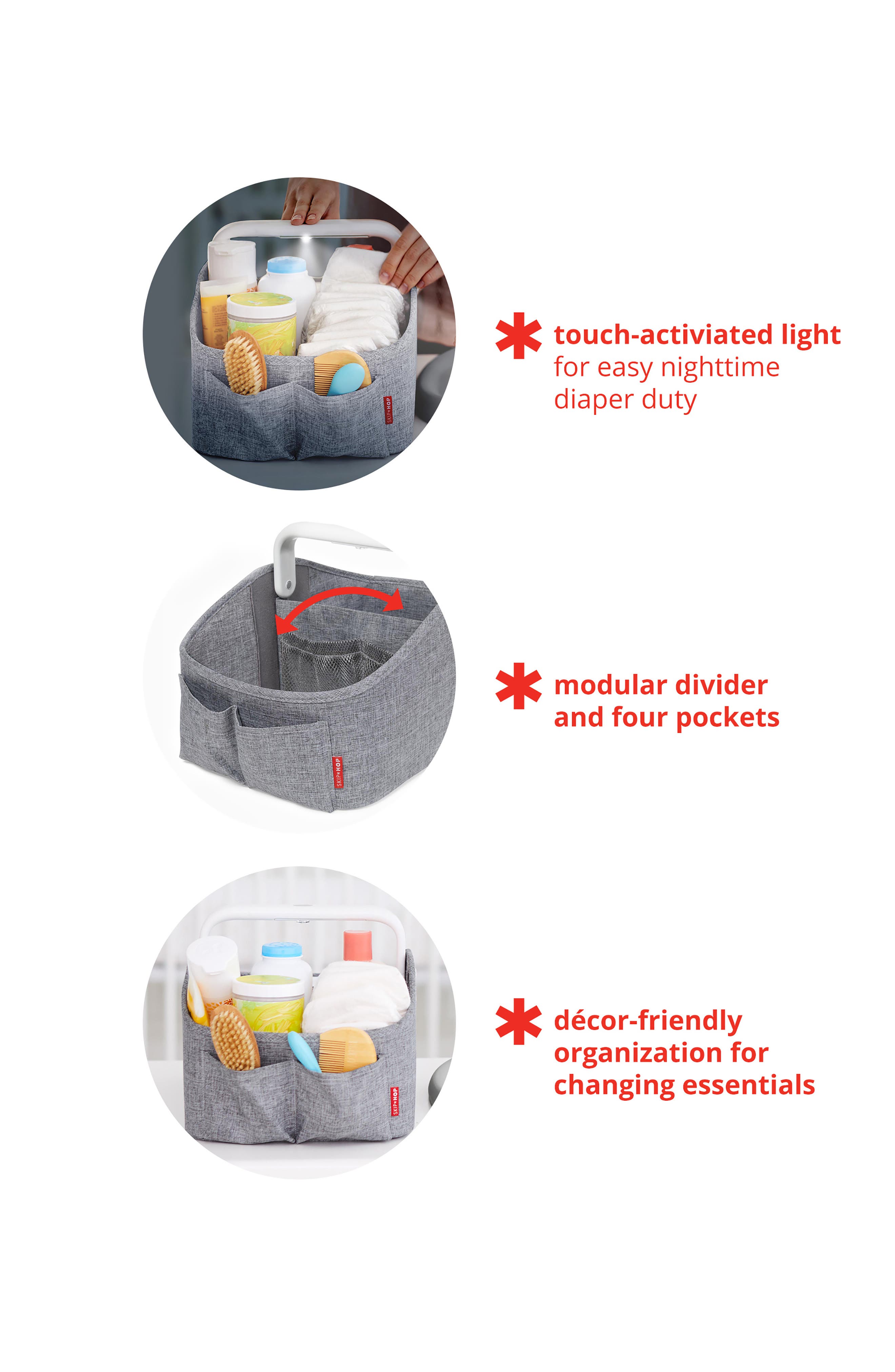 Skip Hop Light Up Diaper Caddy | Nordstrom
