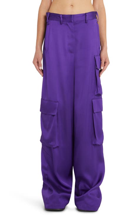 Women's Purple Wide-Leg Pants | Nordstrom