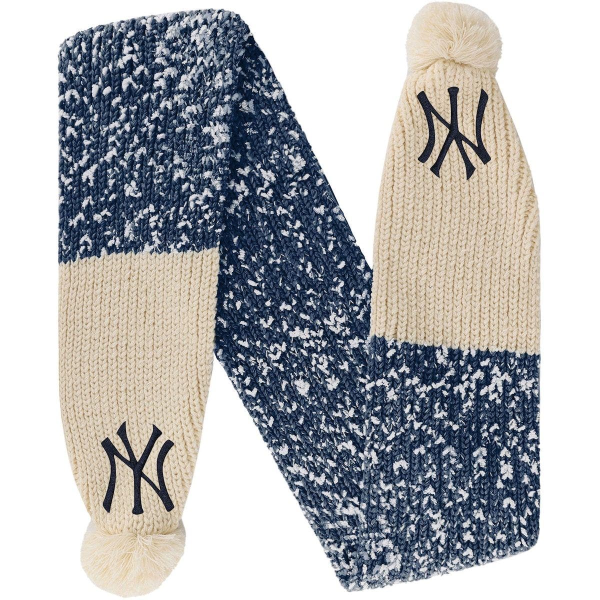 FOCO New York Yankees Confetti Scarf with Pom | Nordstrom