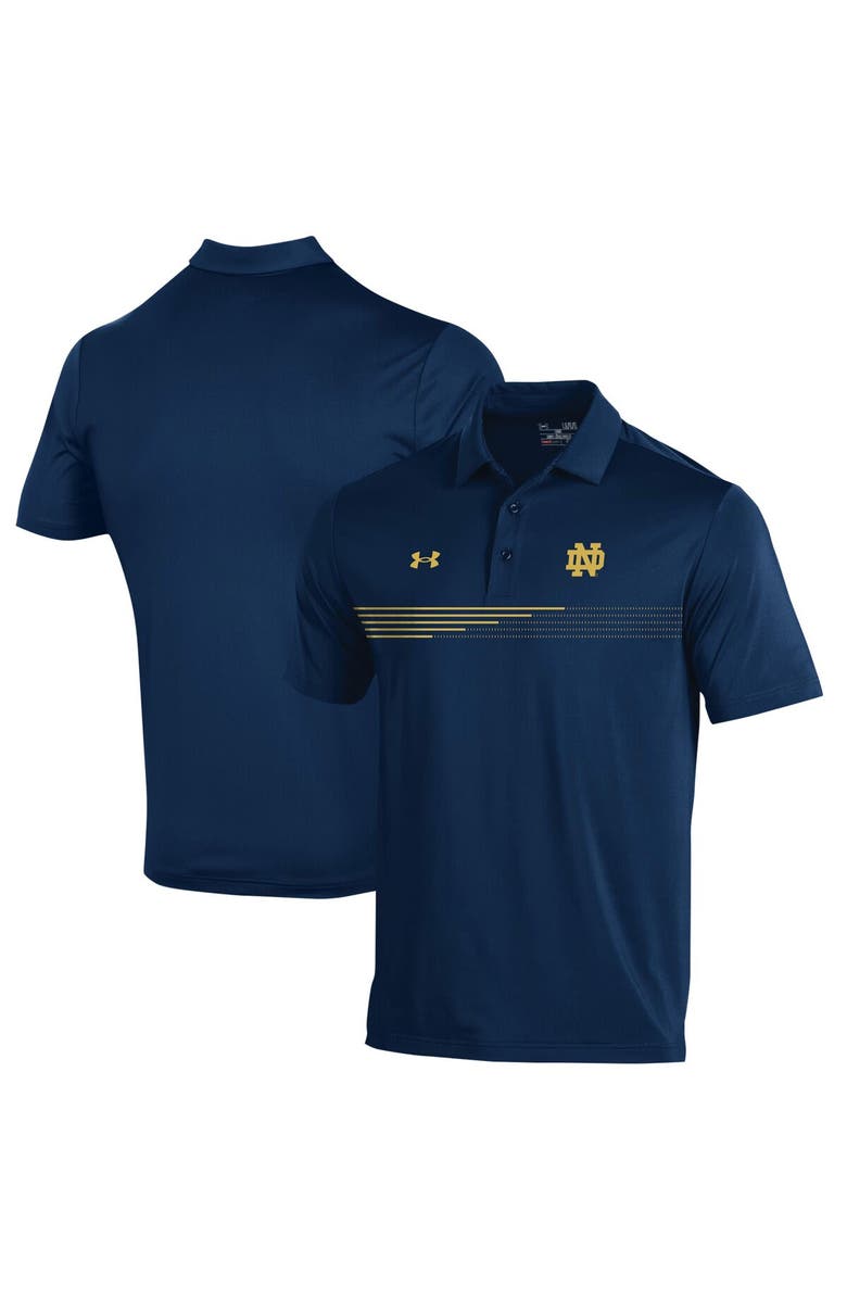 Under Armour Mens Under Armour Navy Notre Dame Fighting Irish Tee To