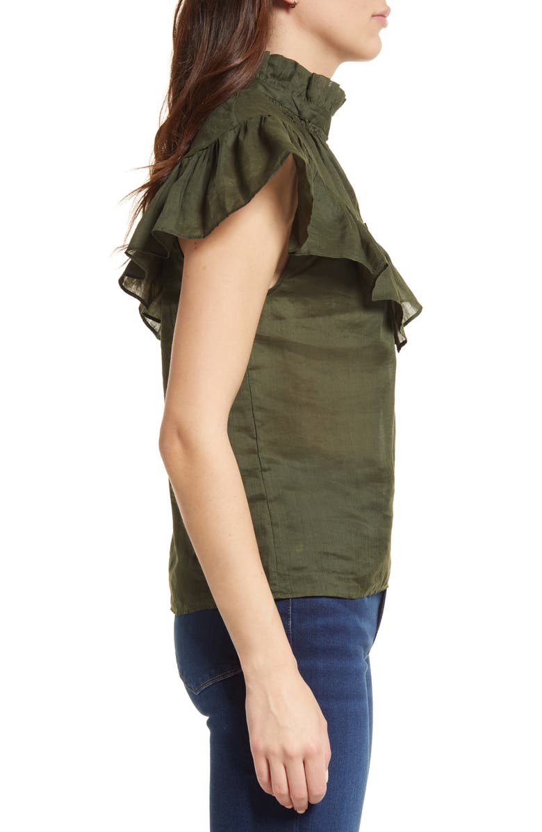 FRAME Ruffle Flounce Top | Nordstrom