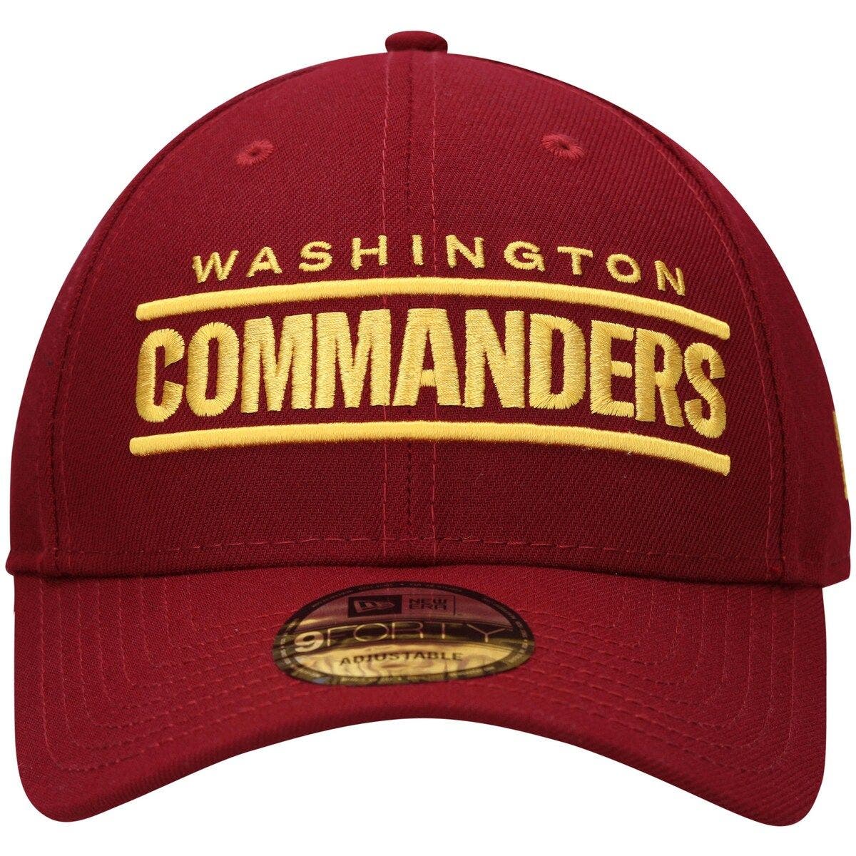 New Era Men's New Era Burgundy Washington Commanders Logo The League ...