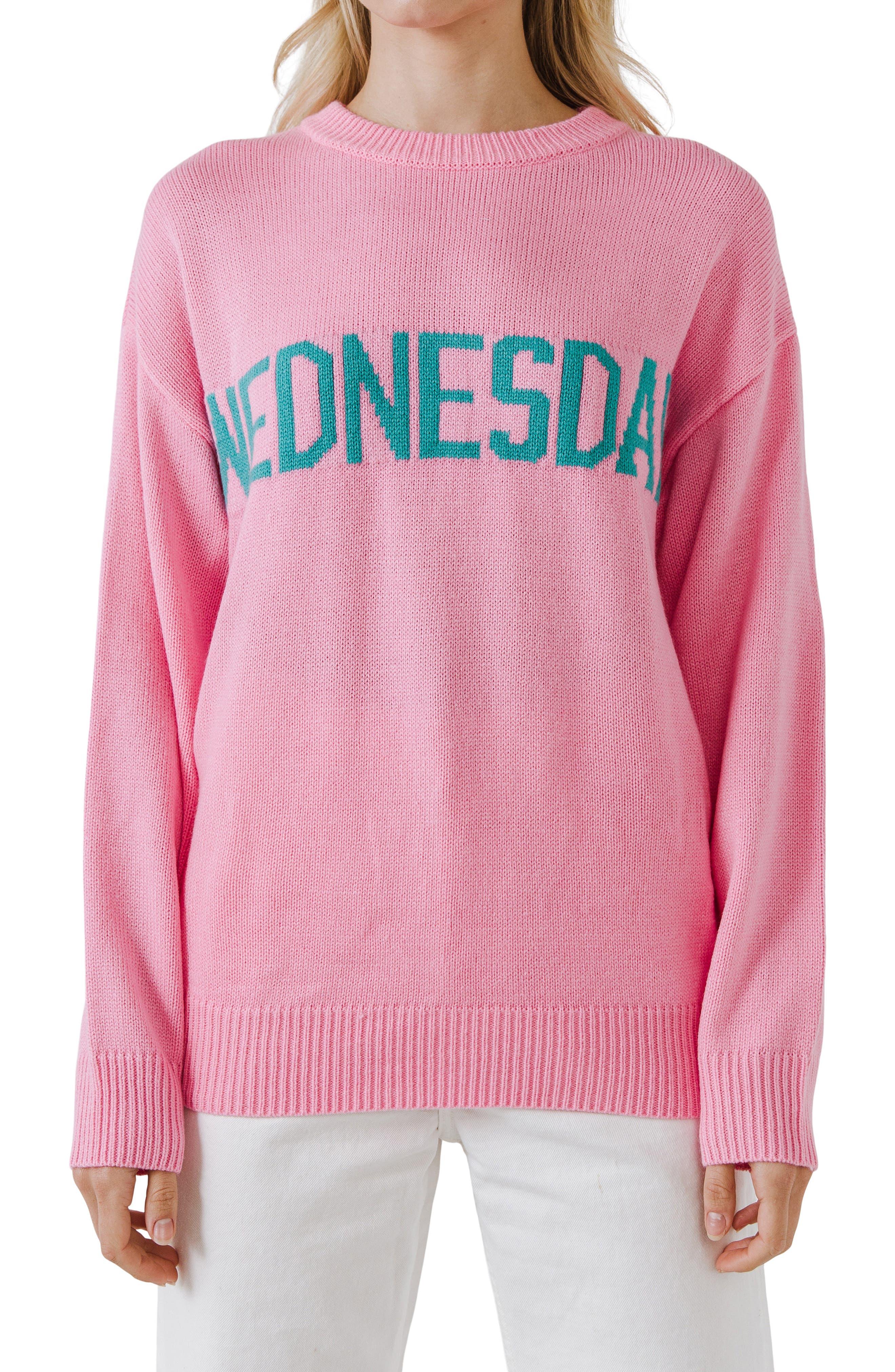 English Factory Weekday Motif Sweater | Nordstrom