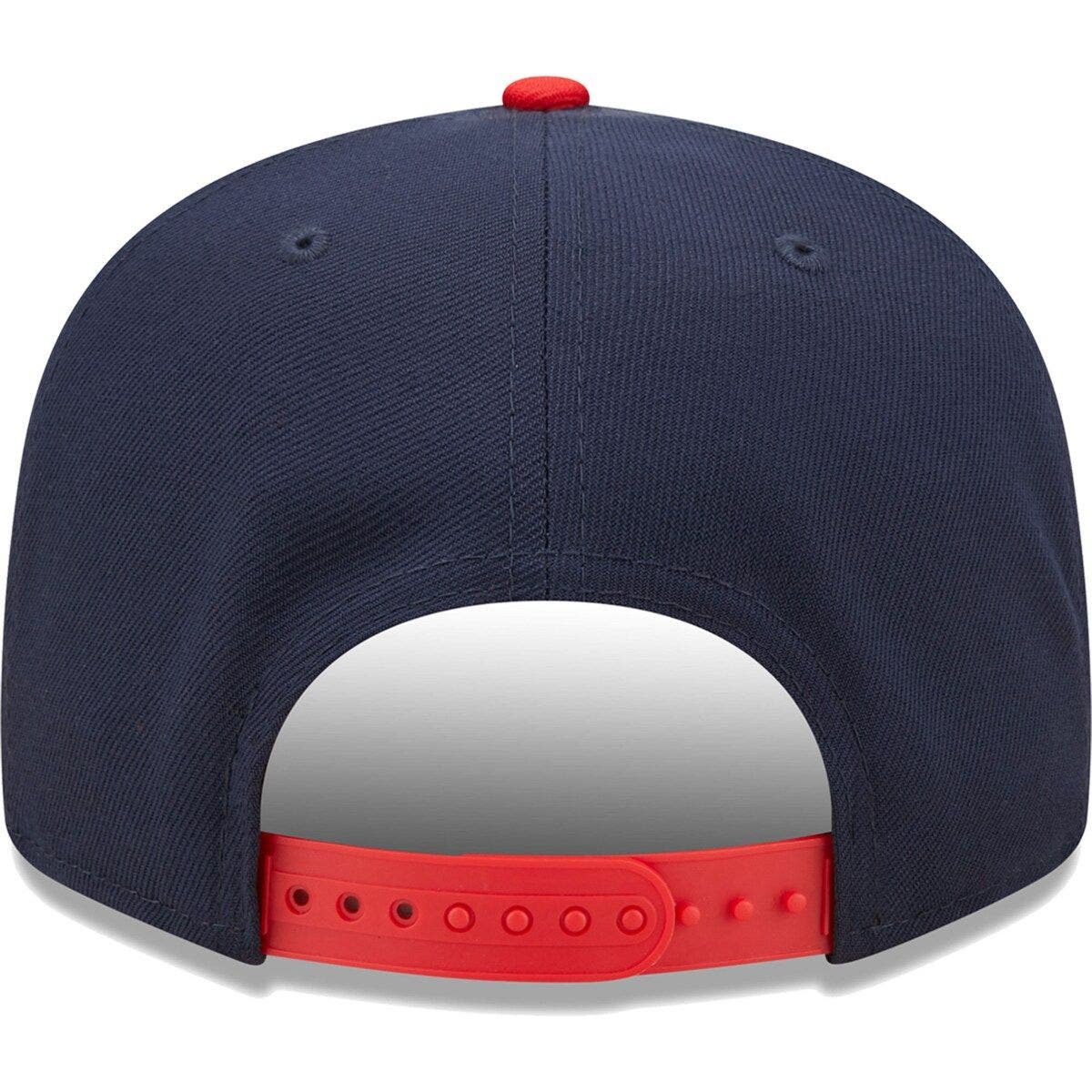 New Era Men's New Era Navy/Red New England Patriots Team Script 9FIFTY ...