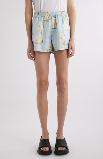 Givenchy Lemon Print Silk Shorts | Nordstrom