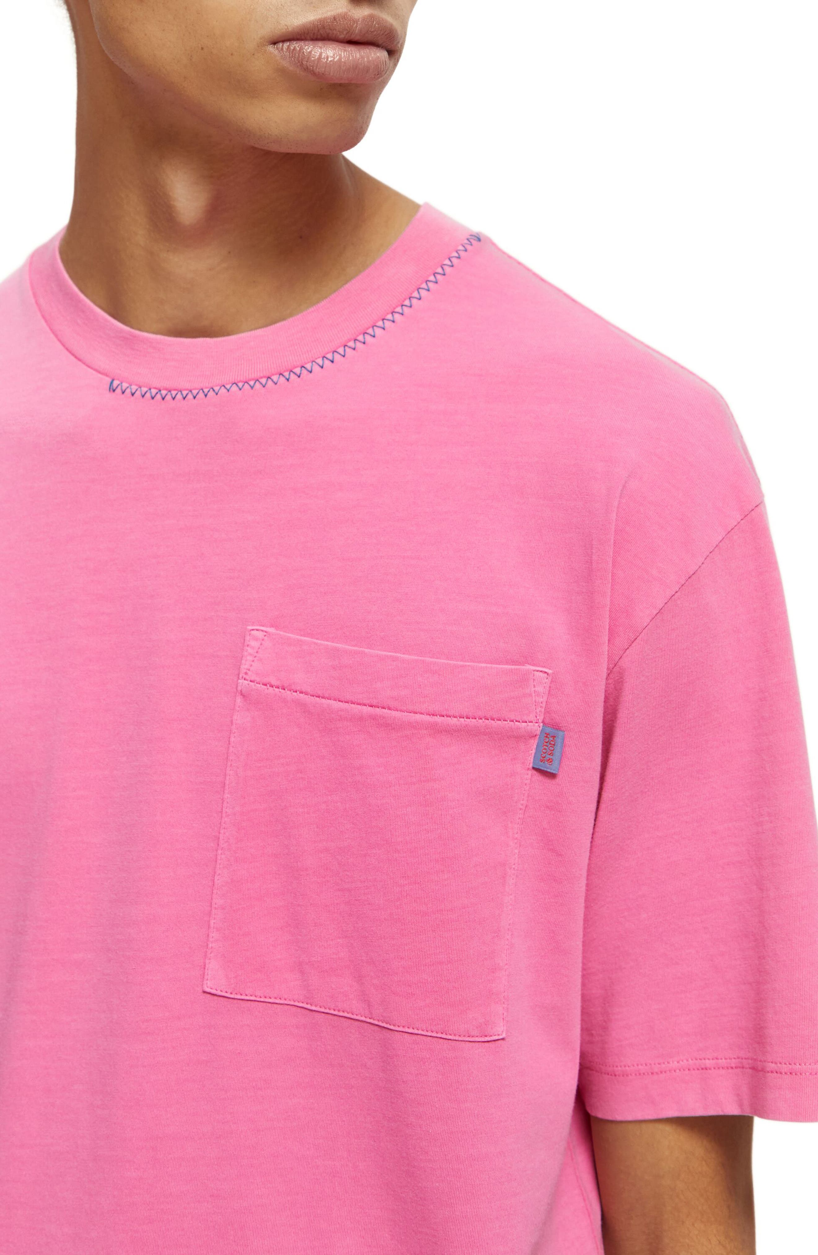 Scotch & Soda Pool Position Organic Cotton Blend Graphic Pocket T-Shirt | Nordstrom