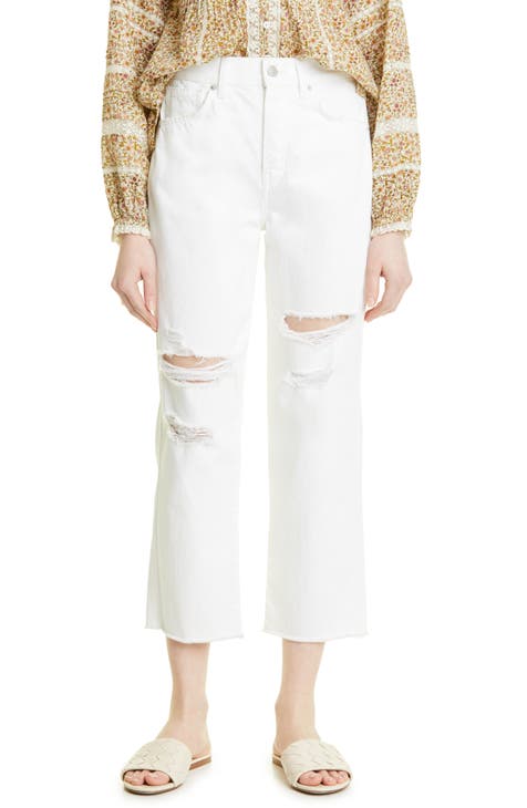 Women's White Ripped & Distressed Jeans | Nordstrom