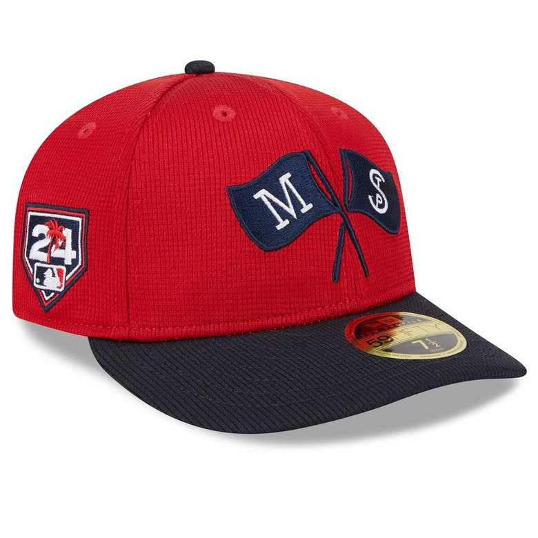 New Era Red/navy Minnesota Twins 2024 Spring Training Low Profile ...