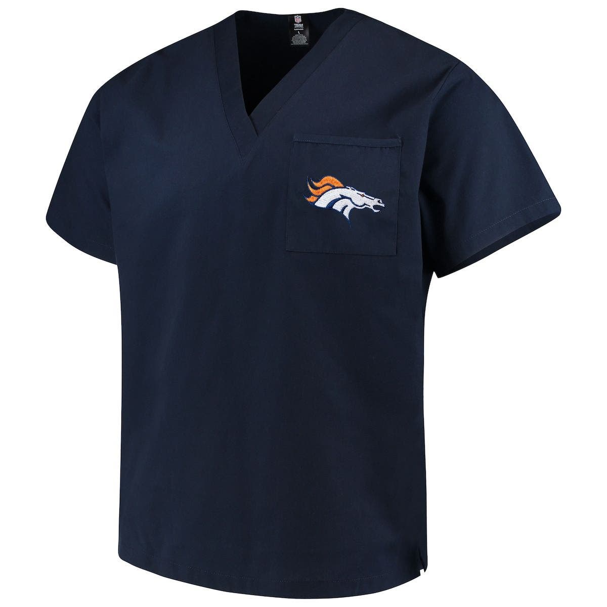 CONCEPTS SPORT Men's Concepts Sport Navy Denver Broncos Scrub Top ...
