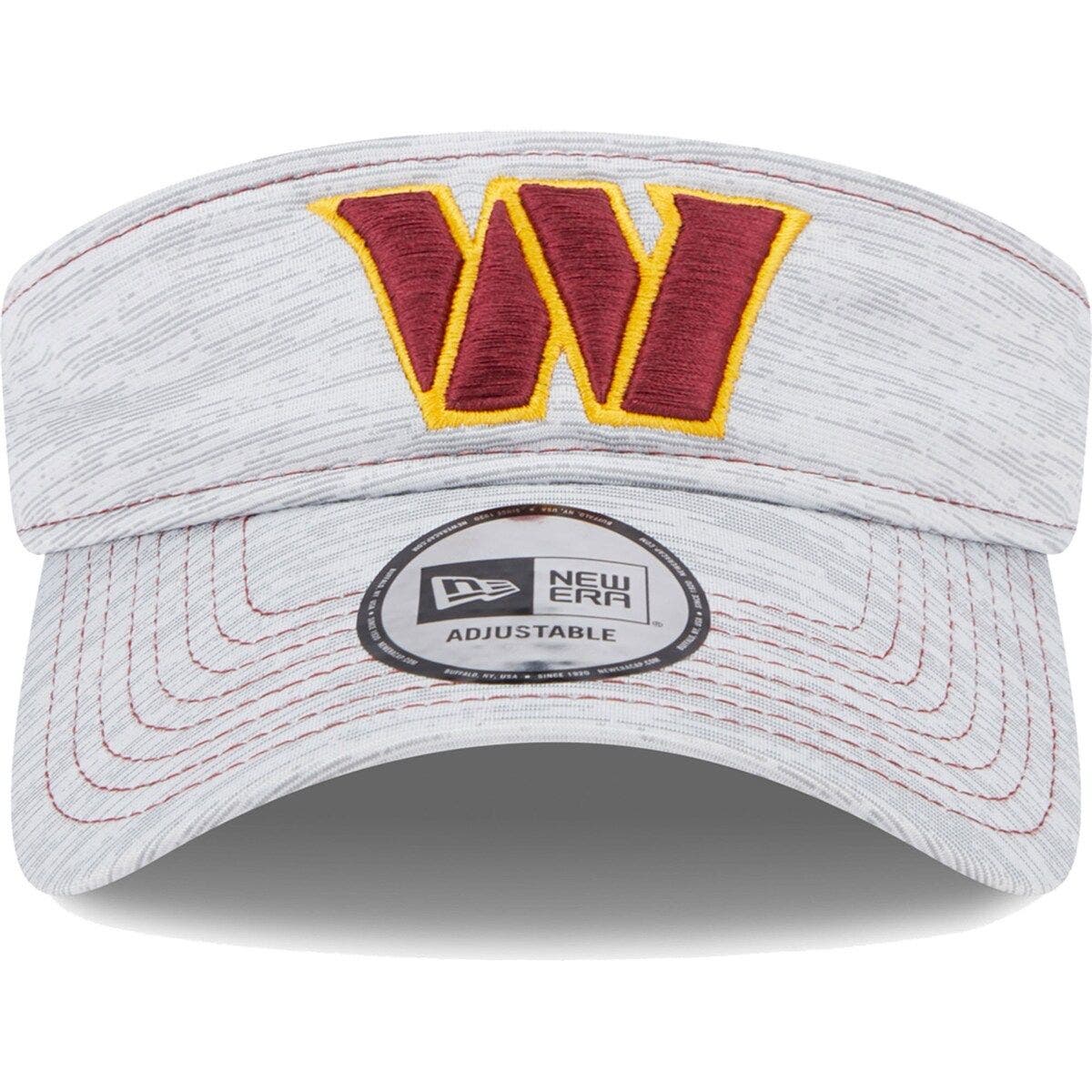 New Era Men's New Era Gray Washington Commanders Adjustable Visor ...
