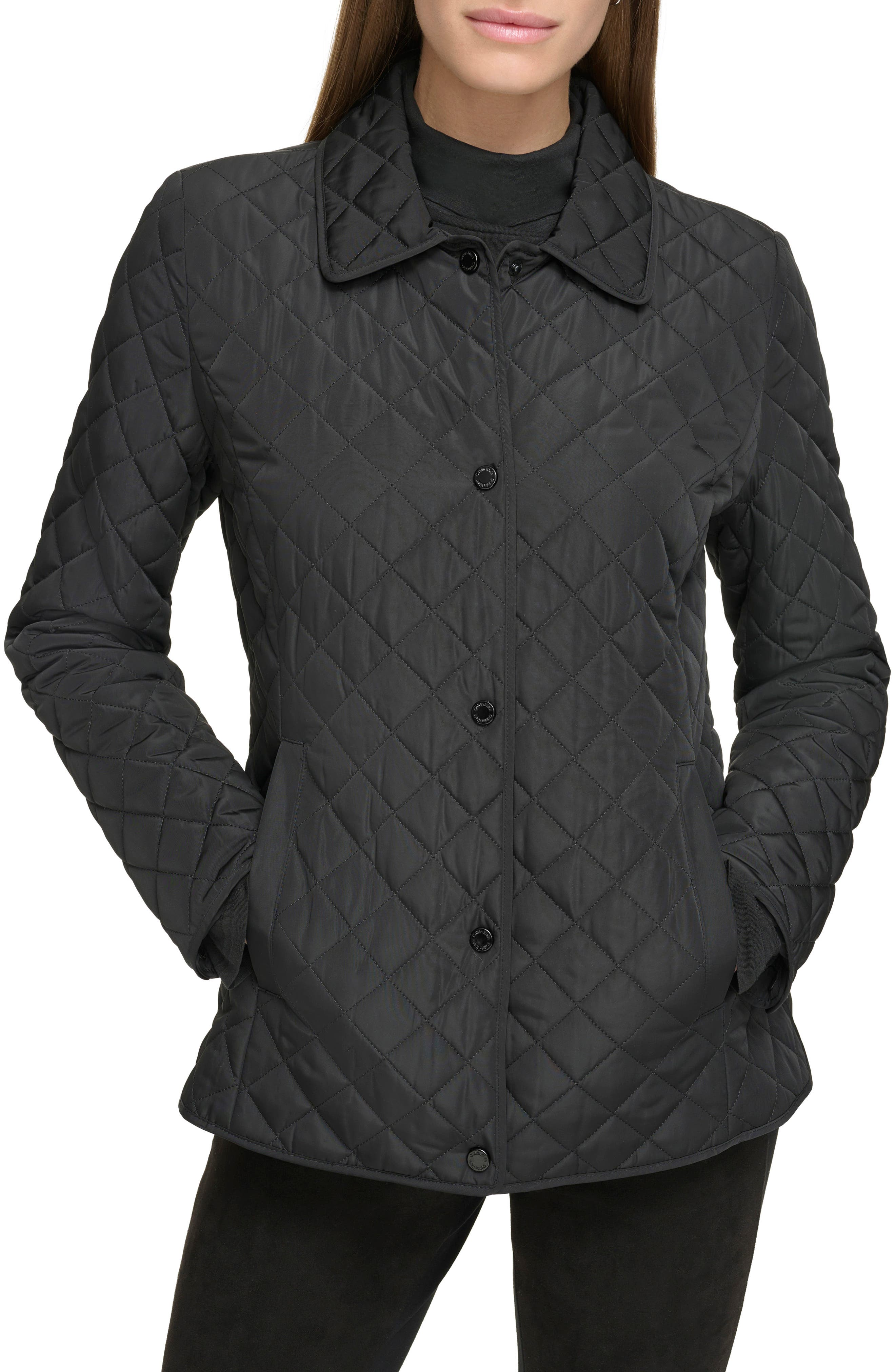 Calvin Klein Quilted Water-Resistant Short Jacket | Nordstromrack