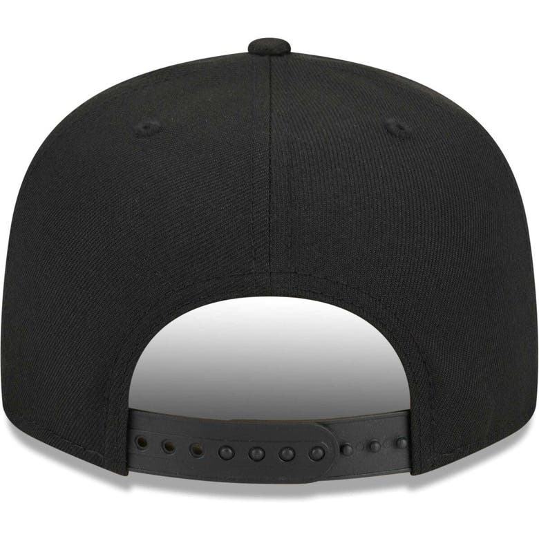 New Era Black Washington Commanders Goth Side Script 9fifty Snapback ...