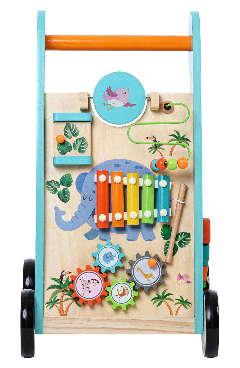 Teamson Kids Preschool Play Lab Wooden Walker & Activity Station ...