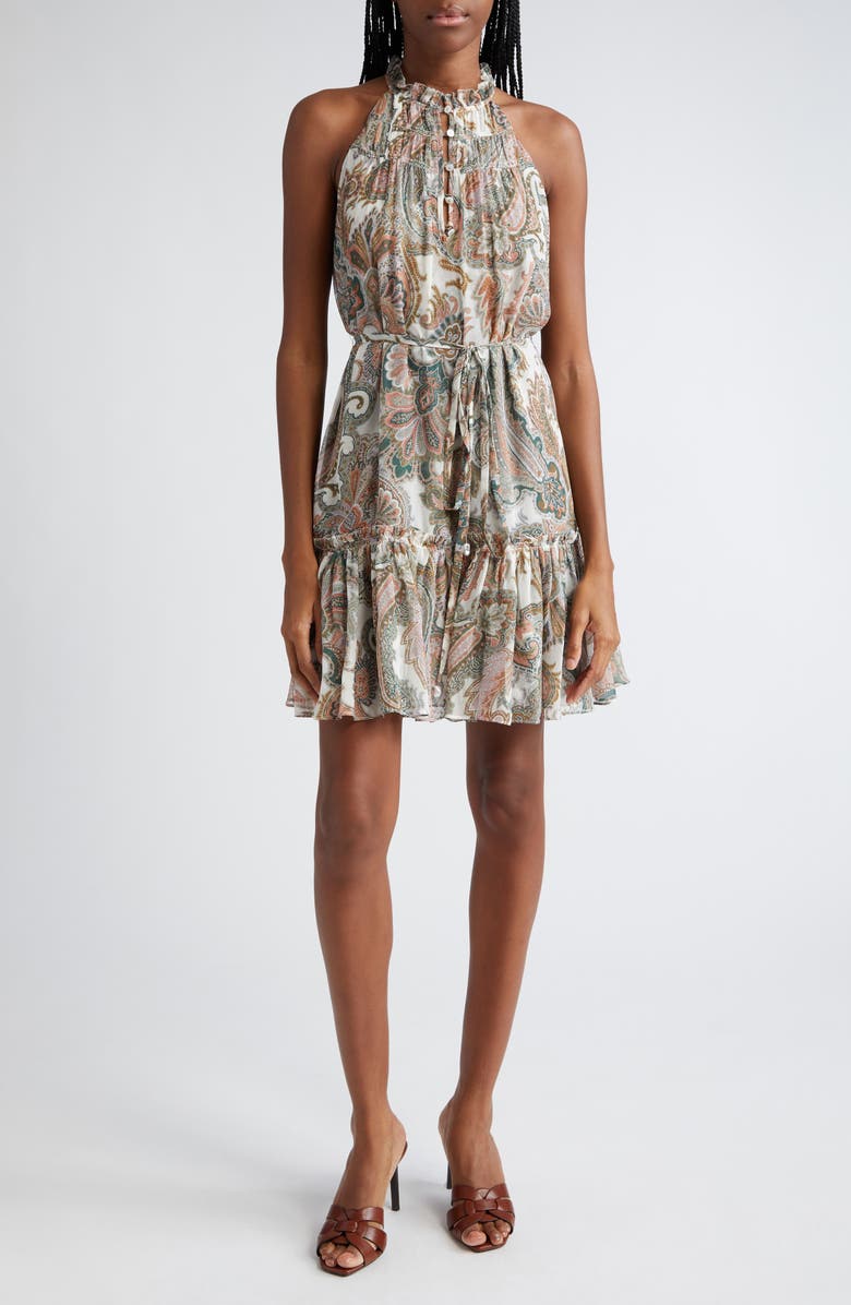Veronica Beard Dria Paisley Silk Dress | Nordstrom