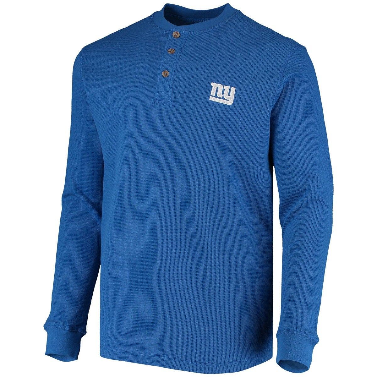 DUNBROOKE Men's Dunbrooke Royal New York Giants Logo Maverick Thermal ...