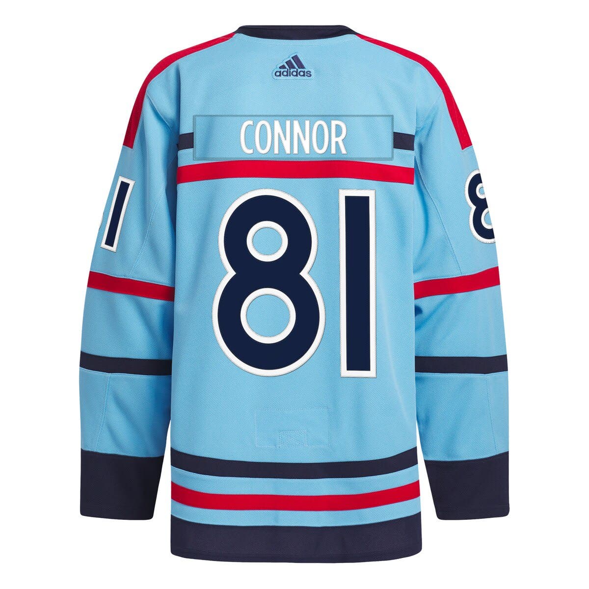 adidas Men's adidas Kyle Connor Light Blue Winnipeg Jets Anniversary ...