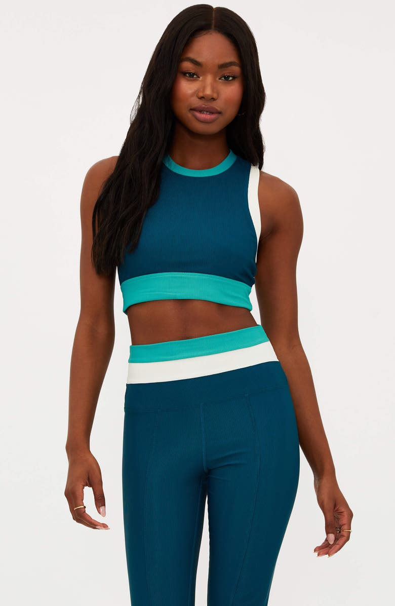 Beach Riot Gwen Rib Colorblock Sports Bra | Nordstrom