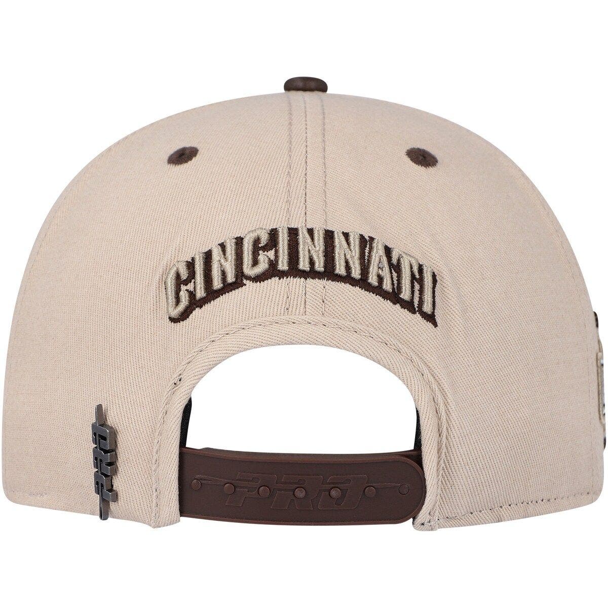 PRO STANDARD Men's Pro Standard White/Brown Cincinnati Reds Chocolate ...