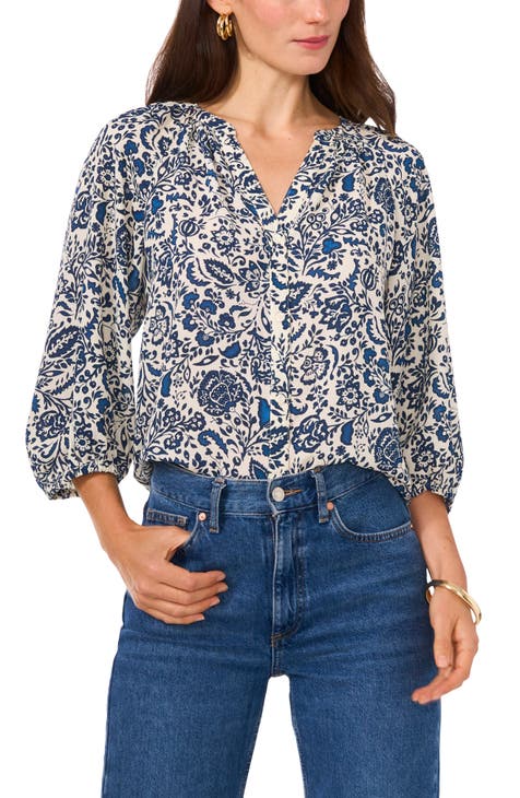 Women's 3/4 Sleeve Blouses | Nordstrom