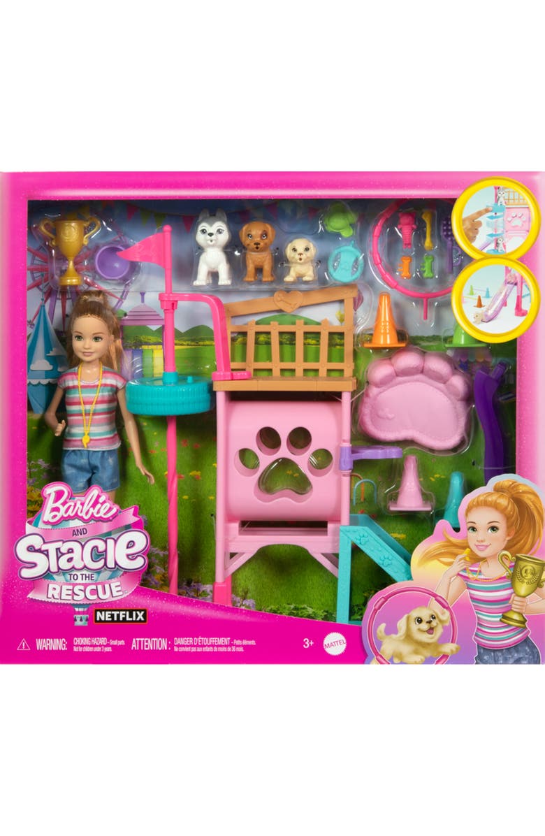 Mattel "Barbie® & Stacie to the Rescue" Puppy Playground Playset with ...