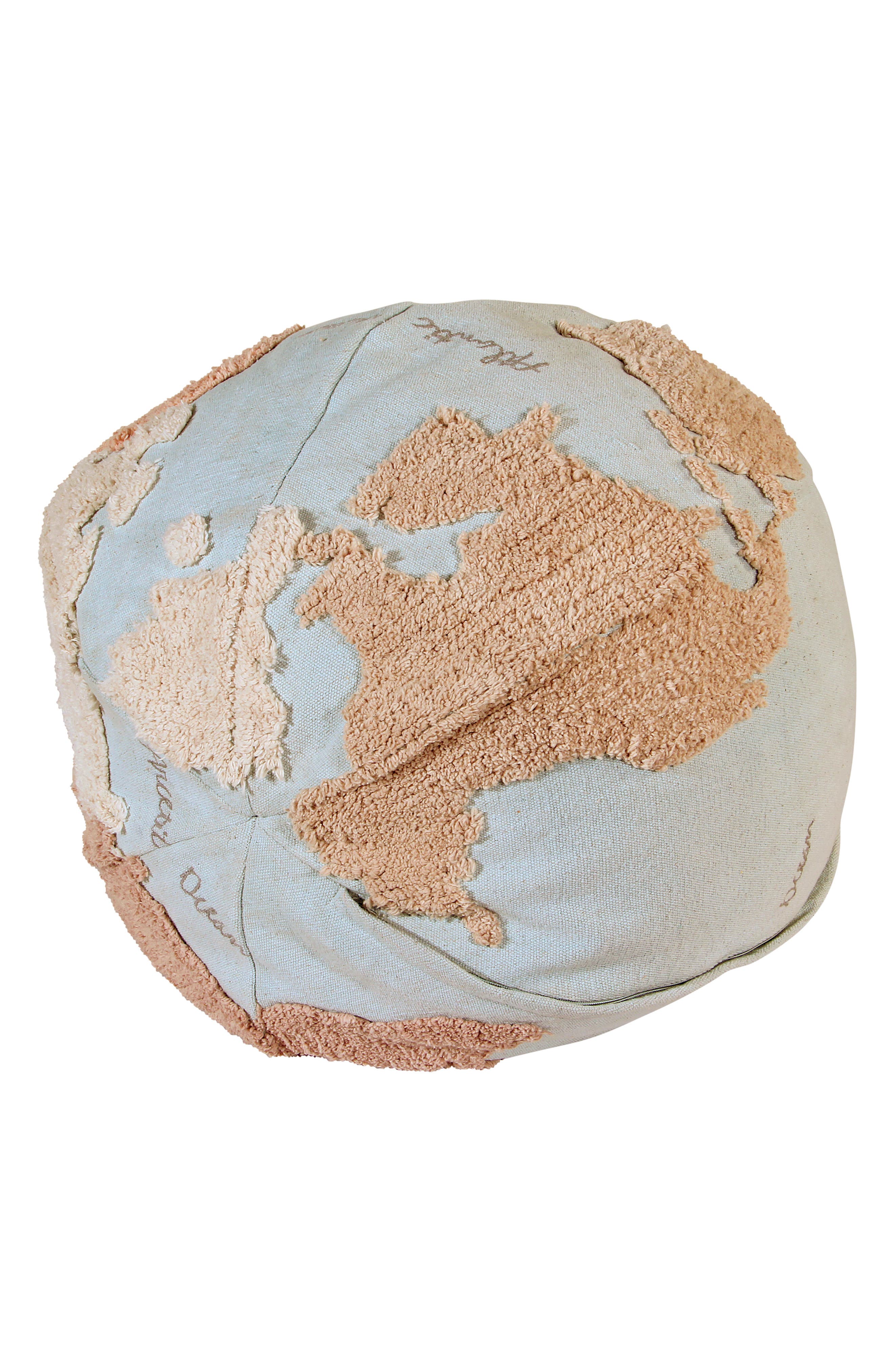 Lorena Canals World Map Pouf | Nordstrom