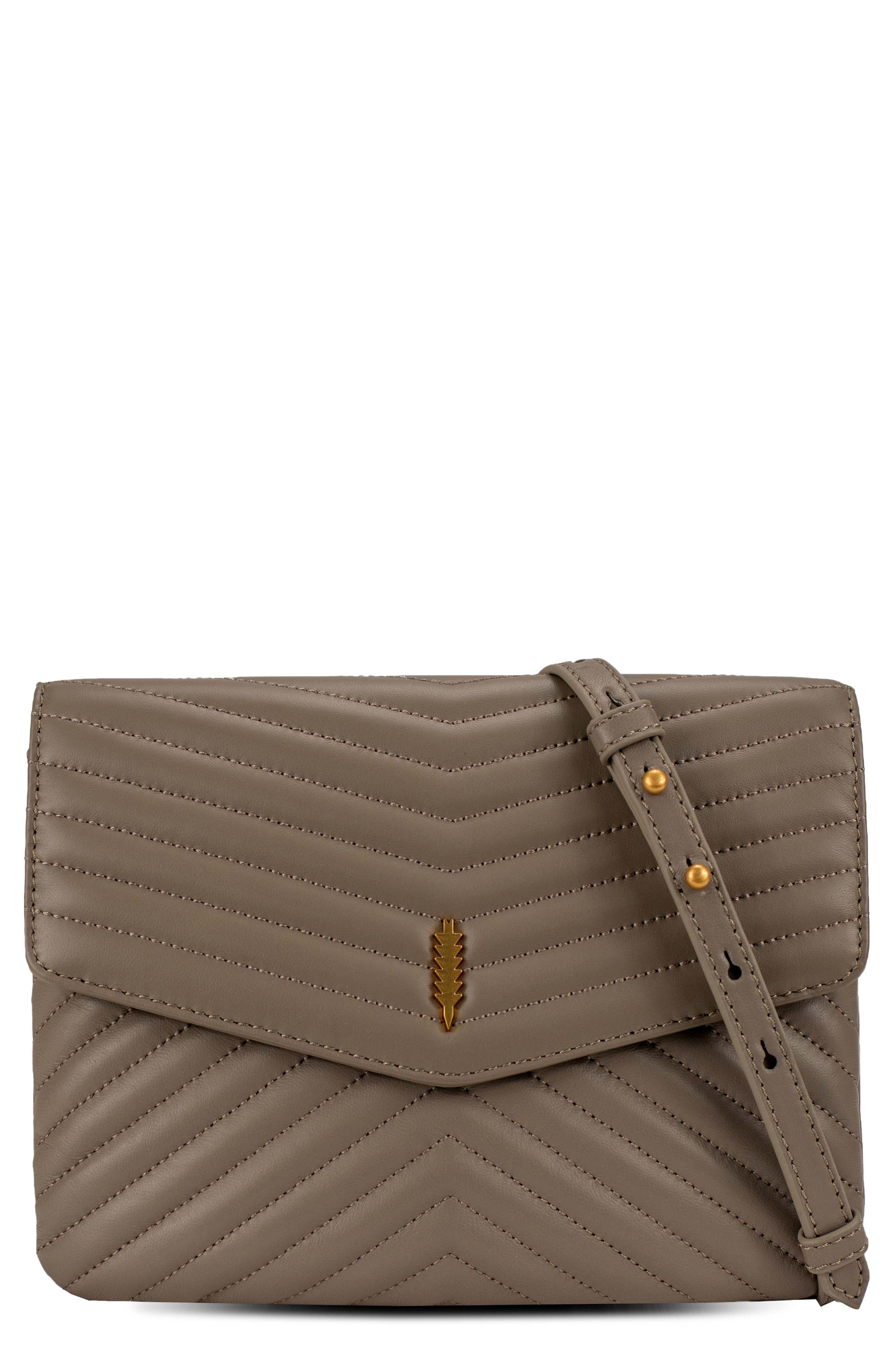 THACKER Jenna Quilted Leather Crossbody Bag | Nordstromrack