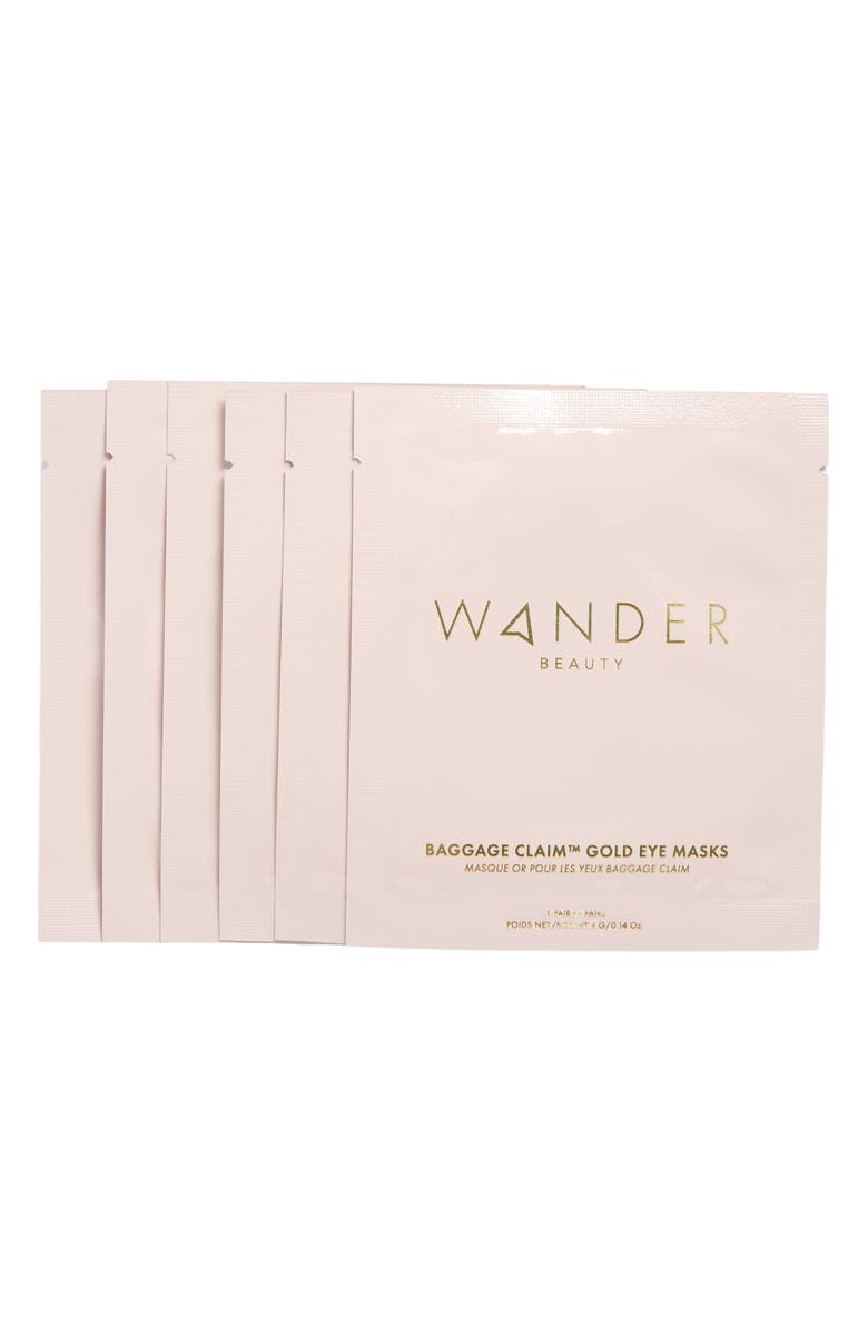 Wander Beauty Baggage Claim Rose Gold Eye Masks | Nordstrom
