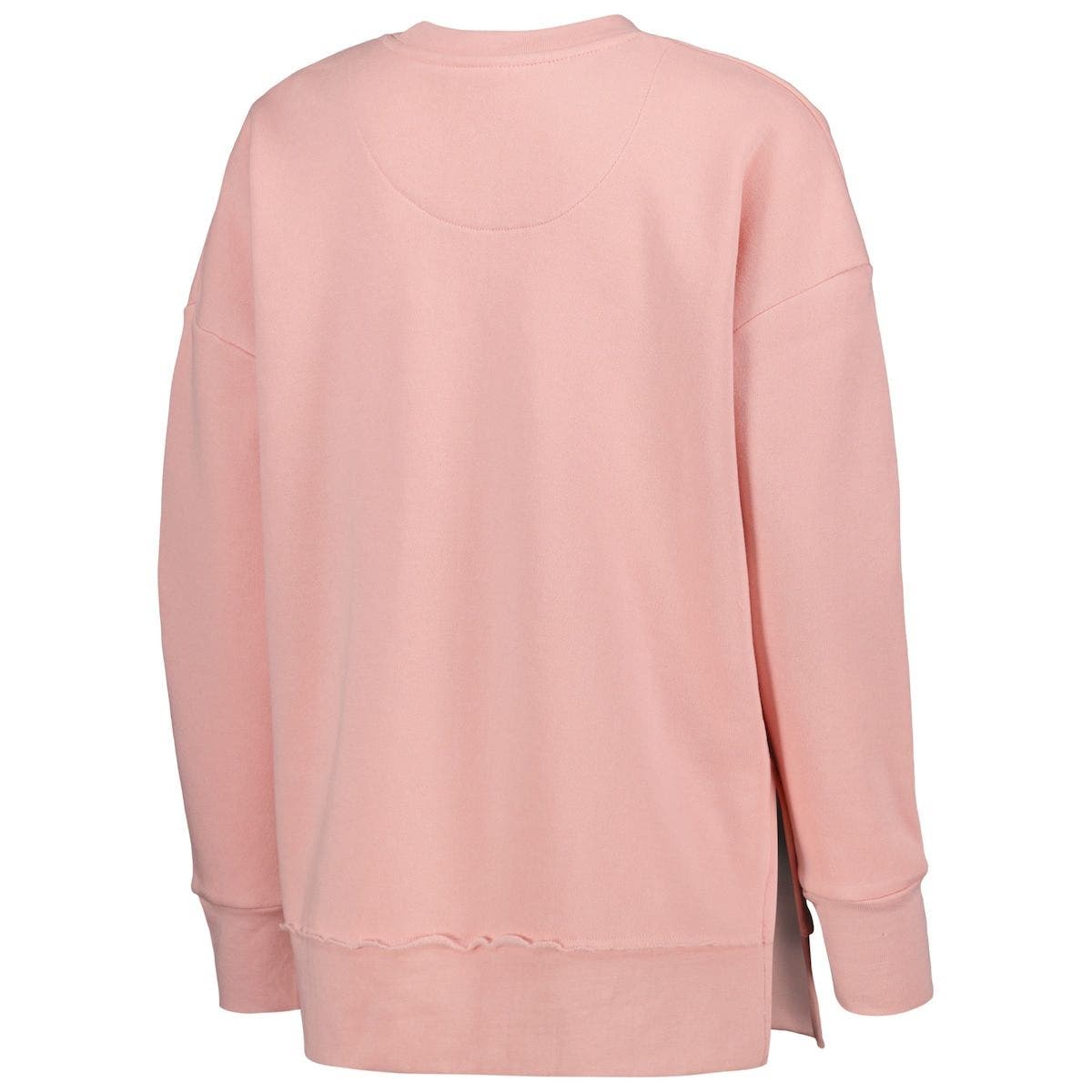 PRESSBOX Women's Pressbox Pink Michigan State Spartans La Jolla Fleece ...