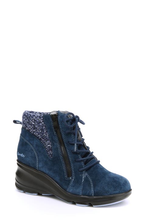 Blue Wedge Booties for Women | Nordstrom