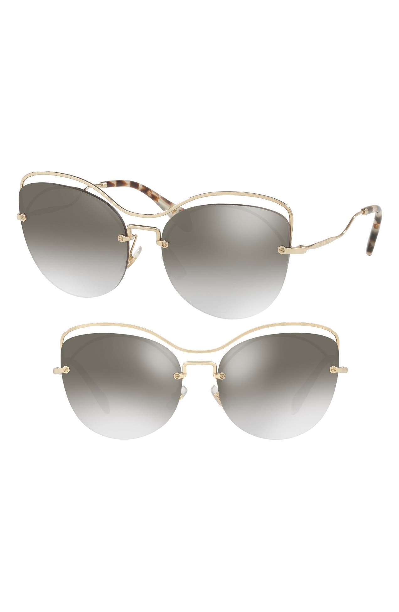Miu Miu Cat Eye 60mm Sunglasses Nordstrom Rack