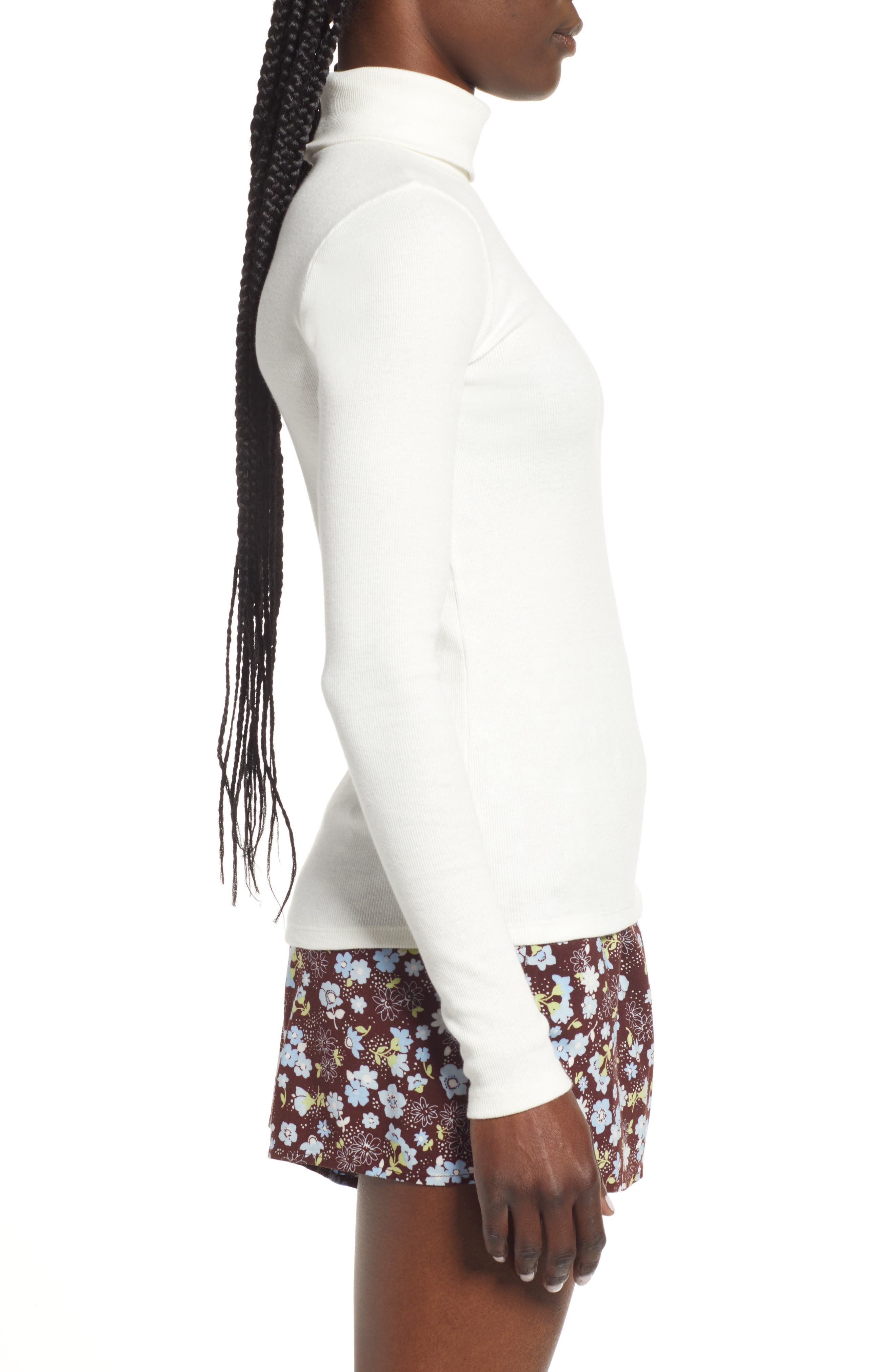 BP. Turtleneck Ribbed Top | Nordstromrack