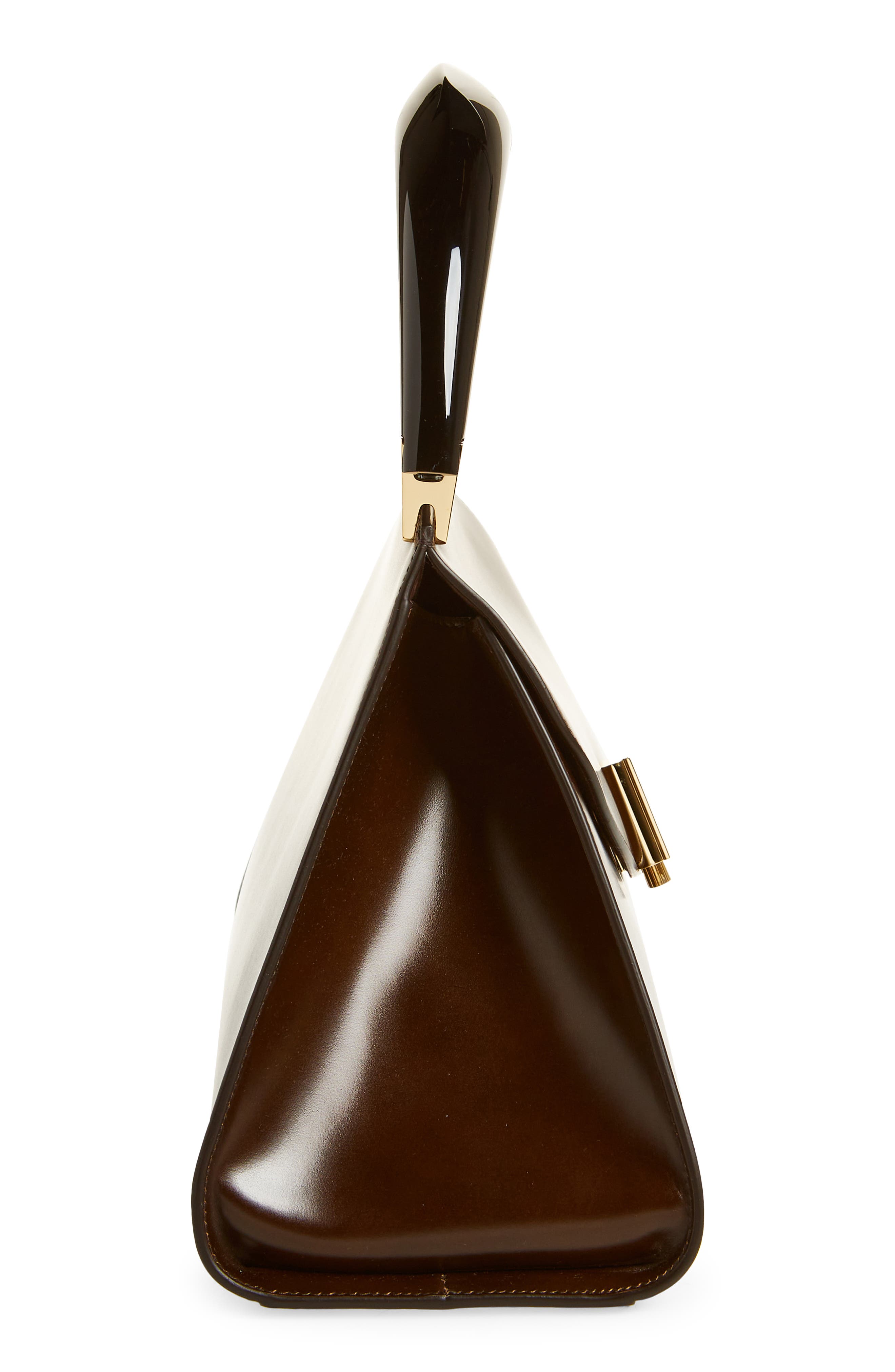 FERRAGAMO Prism Leather Top Handle Bag | Nordstrom