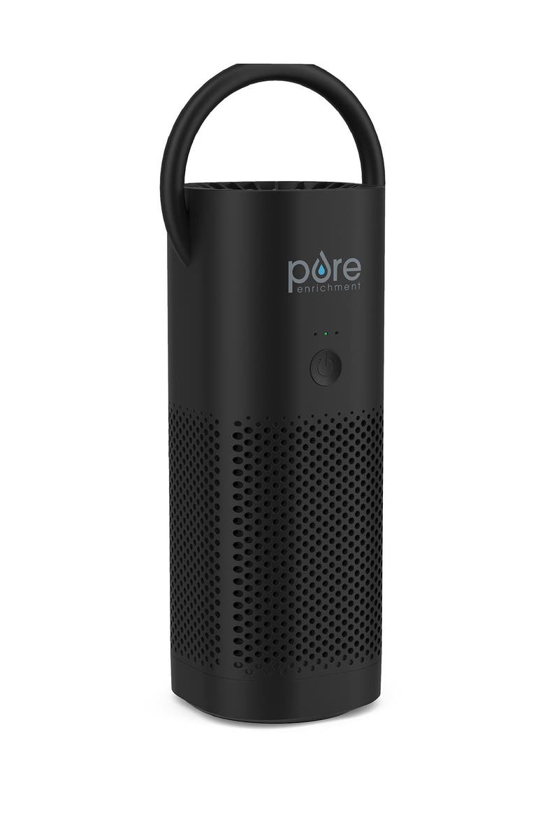 PURE ENRICHMENT PureZone Mini Portable True HEPA Air Purifier - Black ...