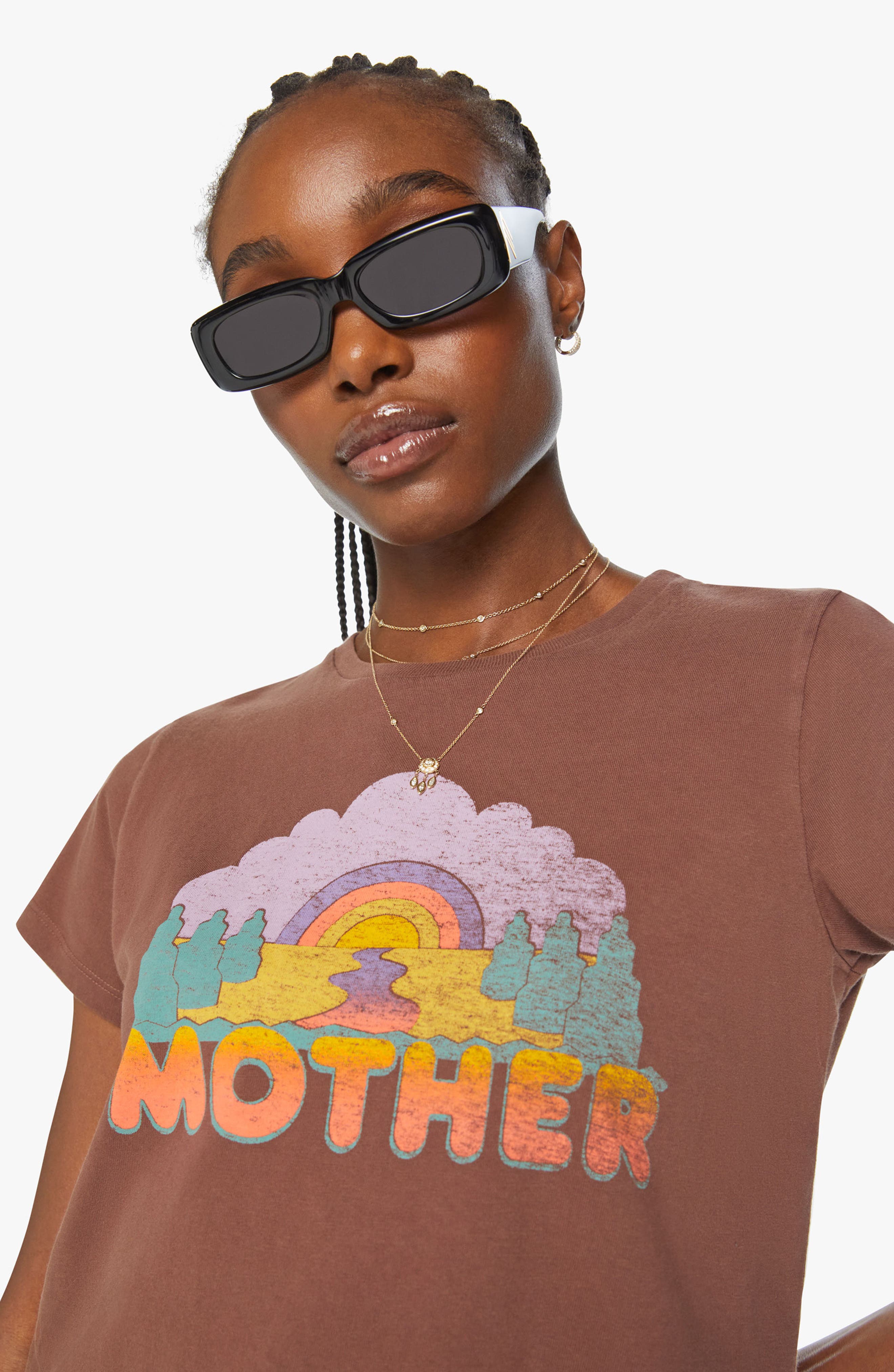 MOTHER The Boxy Goodie Goodie Love & Happiness Graphic Tee | Nordstrom