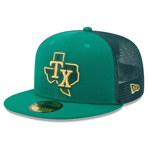Men's New Era Kelly Green Texas Rangers 2023 St. Patrick's Day 59FIFTY ...