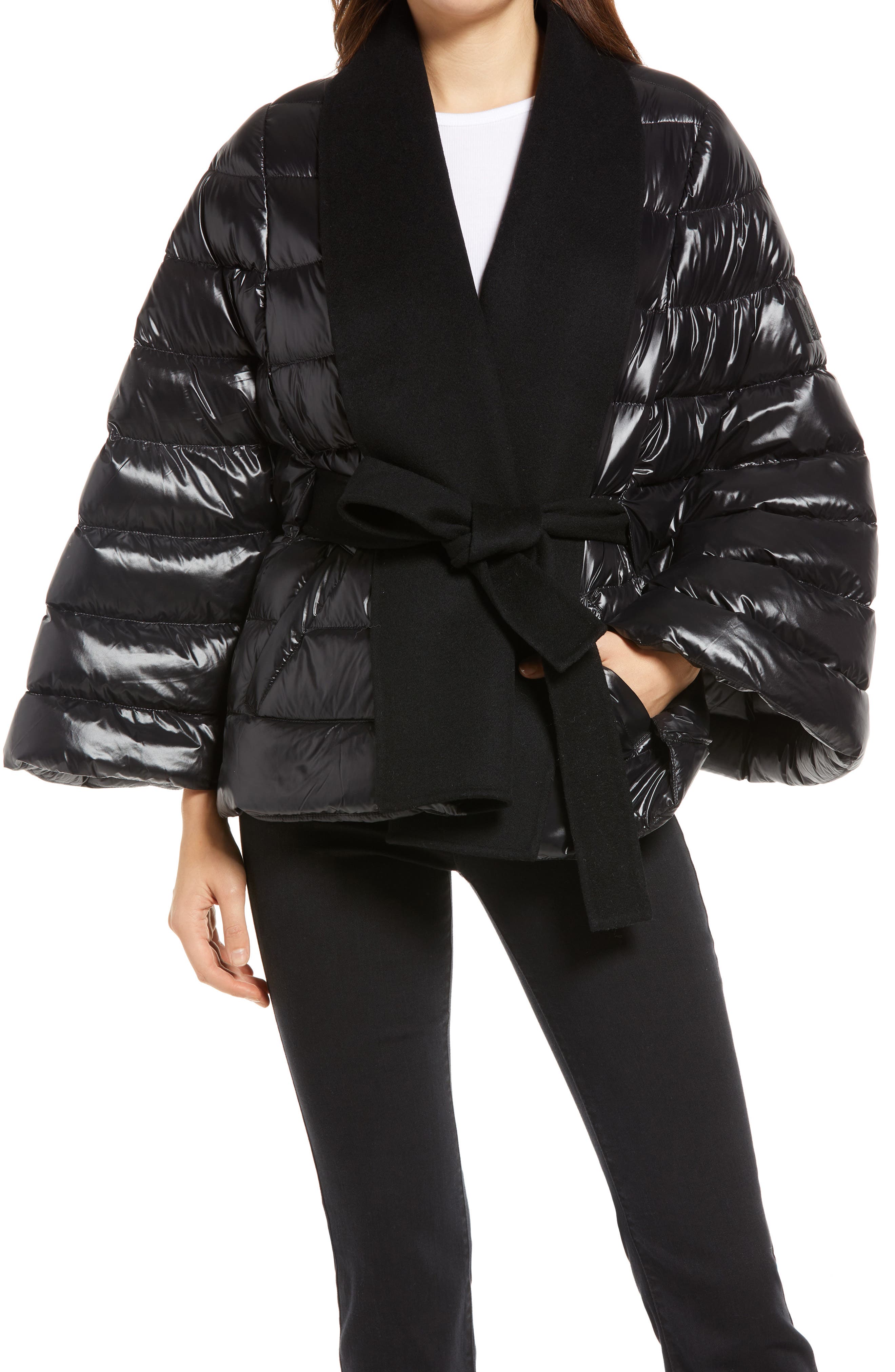 Mackage Julieta 800 Fill Power Down Puffer Cape | Nordstrom