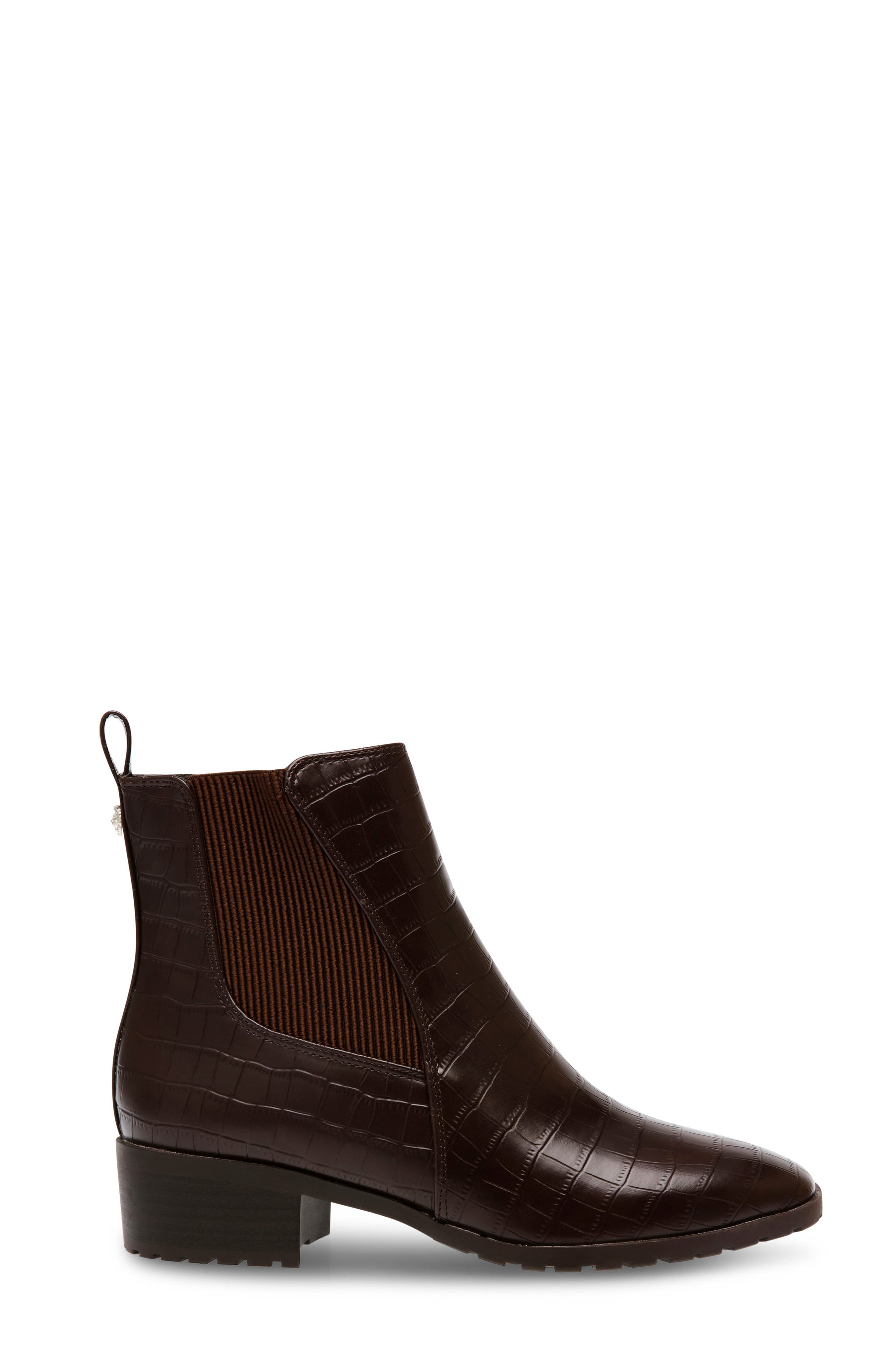 Anne Klein Coralie Croc Embossed Chelsea Boot | Nordstromrack