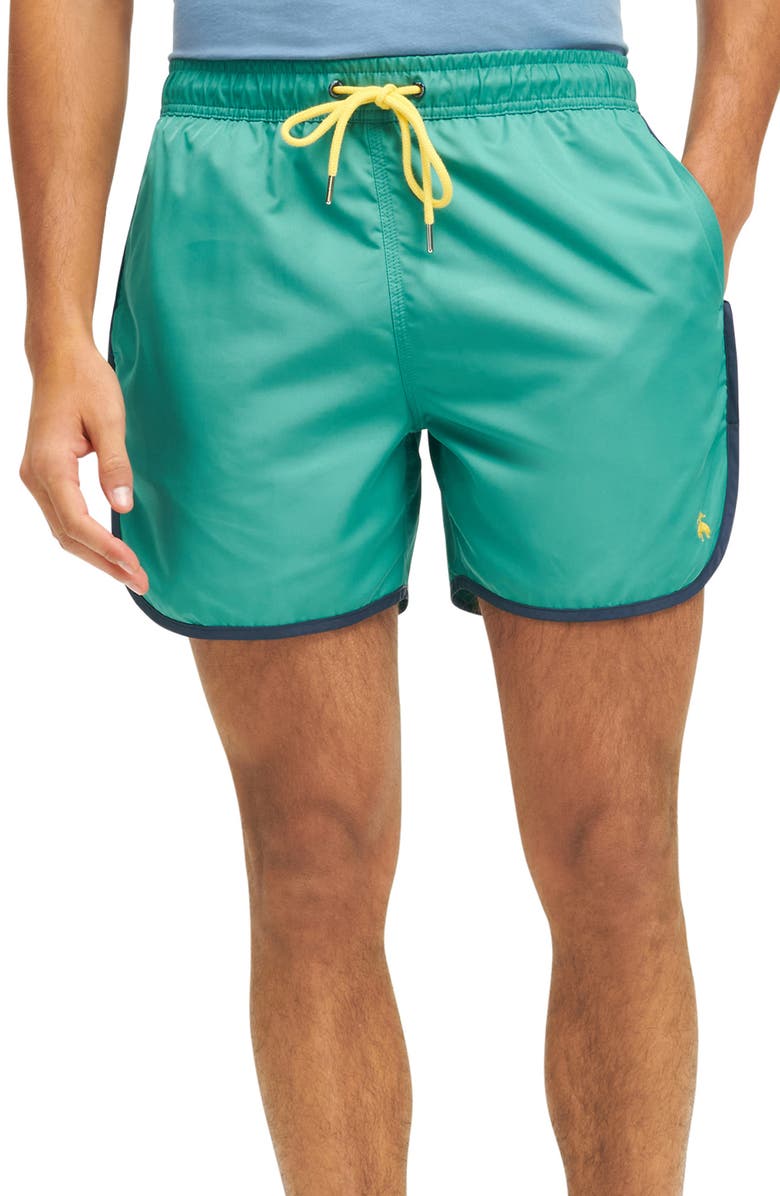 Brooks Brothers Montauk Colorblock Swim Trunks | Nordstromrack