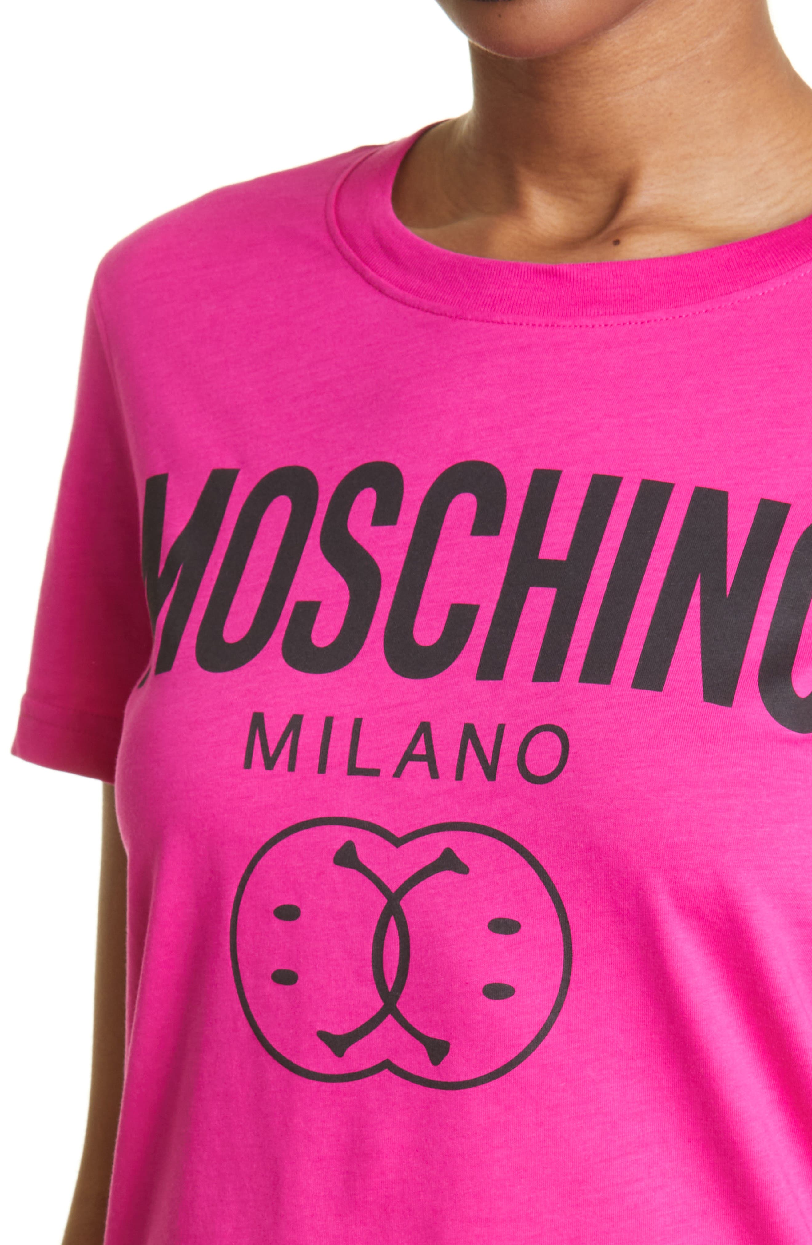Moschino x Smiley® Double Smiley Organic Cotton Graphic Tee | Nordstrom