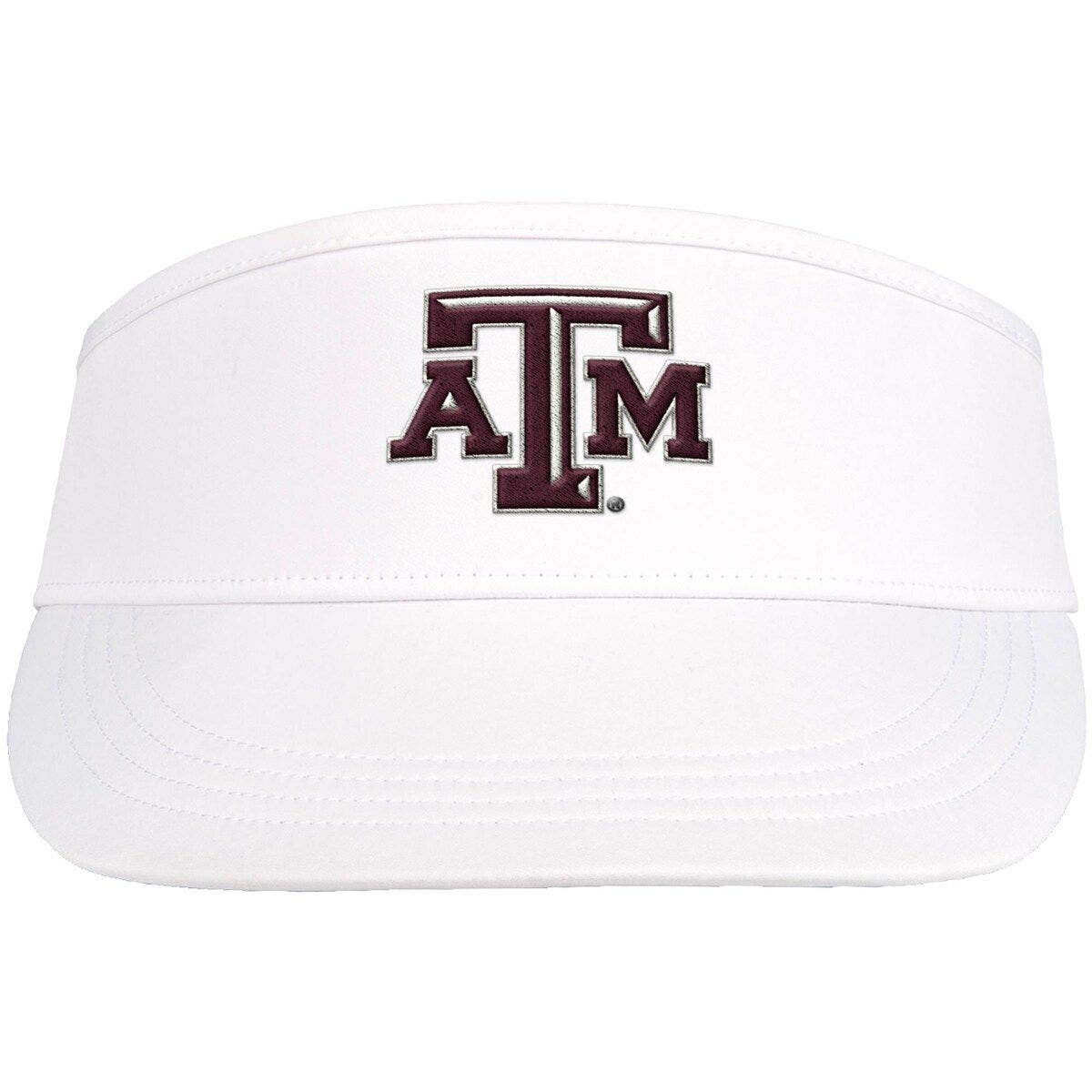adidas Men's adidas White Texas A&M Aggies Sideline Coaches High Visor ...