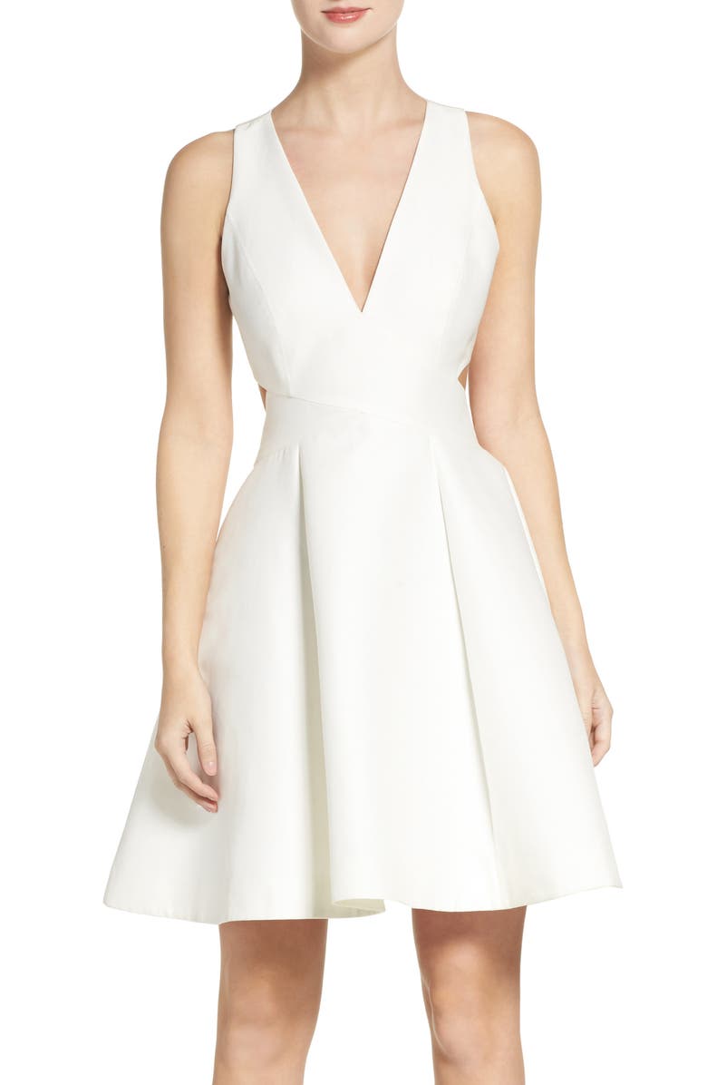 Halston Heritage Fit And Flare Dress Nordstrom