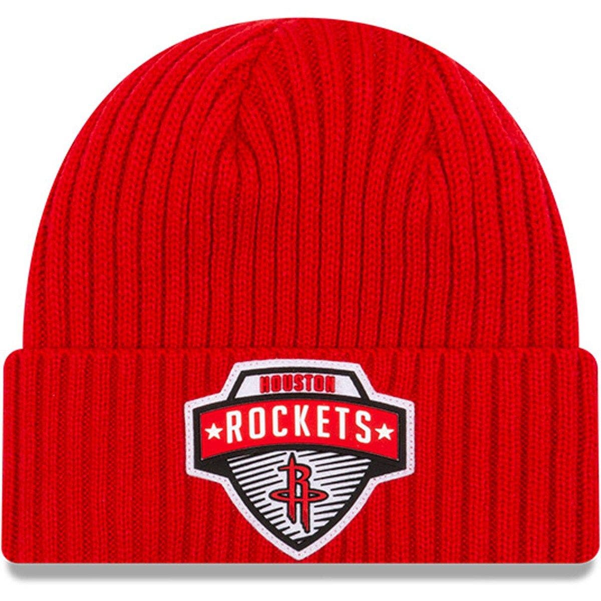 New Era Men's New Era Red Houston Rockets 2020 Tip-Off Cuffed Knit Hat ...