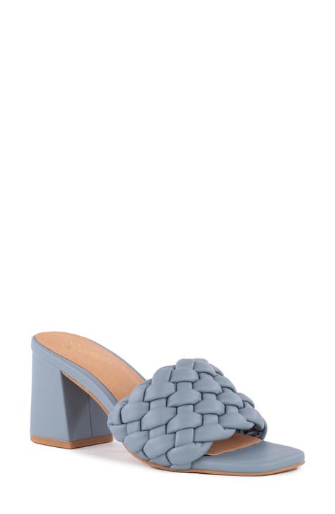 Blue Block-Heel Sandals for Women | Nordstrom
