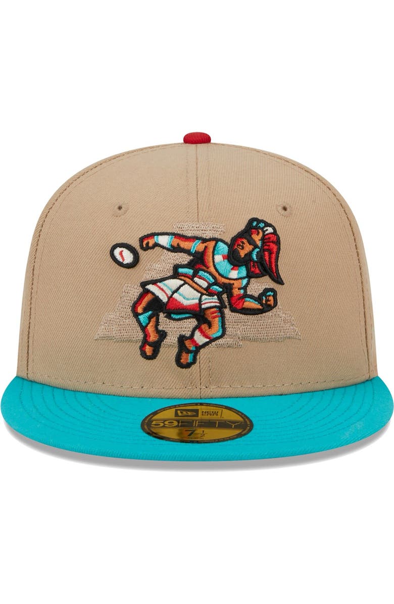New Era Men's New Era Khaki Pensacola Blue Wahoos Copa De La Diversion ...