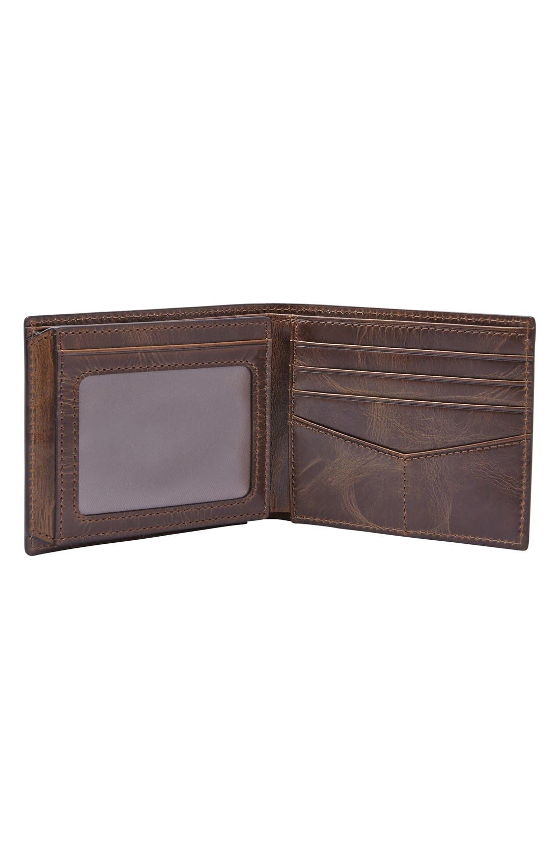 Fossil Derrick RFID Leather Bifold Wallet | Nordstrom